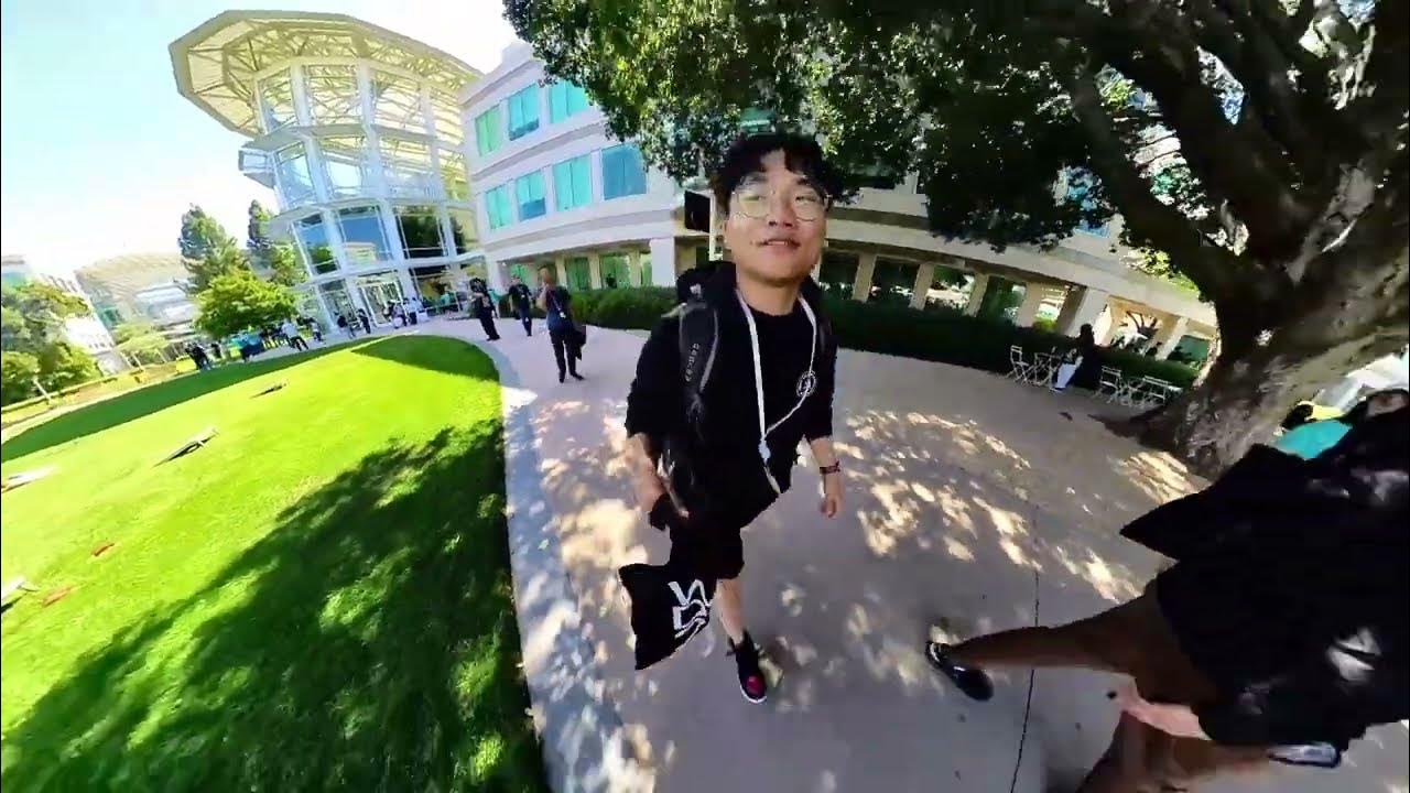 First Time Inside Apple Infinite Loop Campus! - YouTube