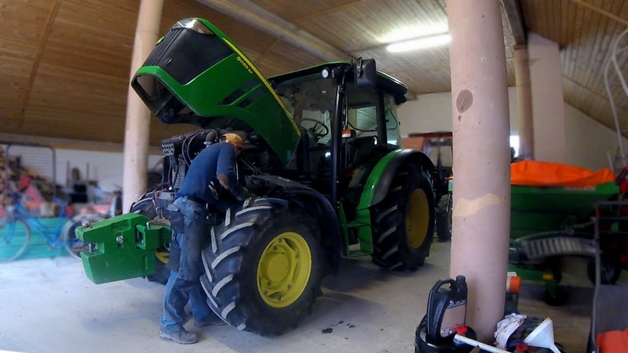 Tractor Maintenance | Servicing our 4 Tractors - YouTube