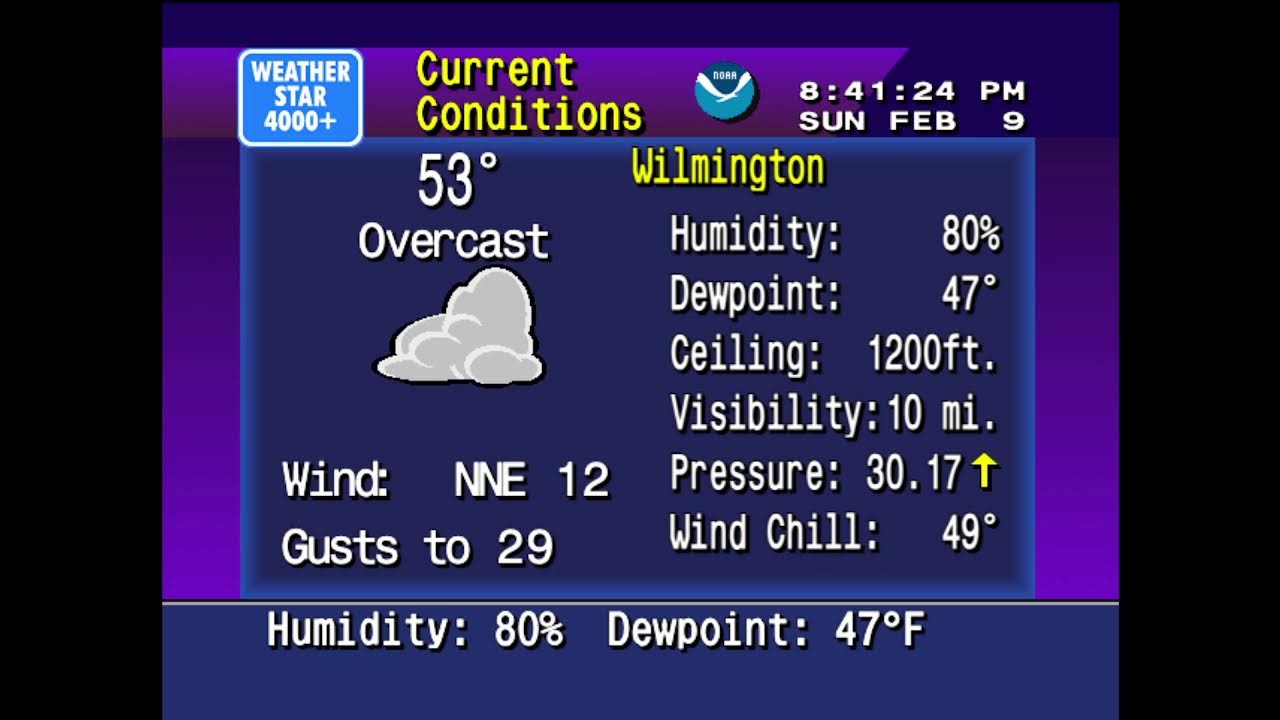 Weatherstar 4000 Wilmington NC - YouTube