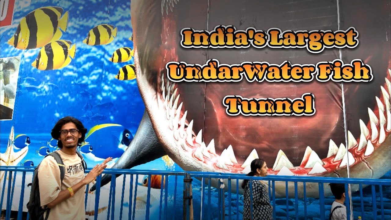 India's Largest Water Fish Tunnel Expo || Borivali Aquarium || Borivali ...
