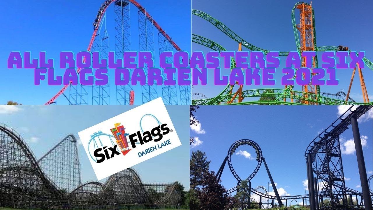 All Roller Coasters at Six Flags Darien Lake 2021 - YouTube