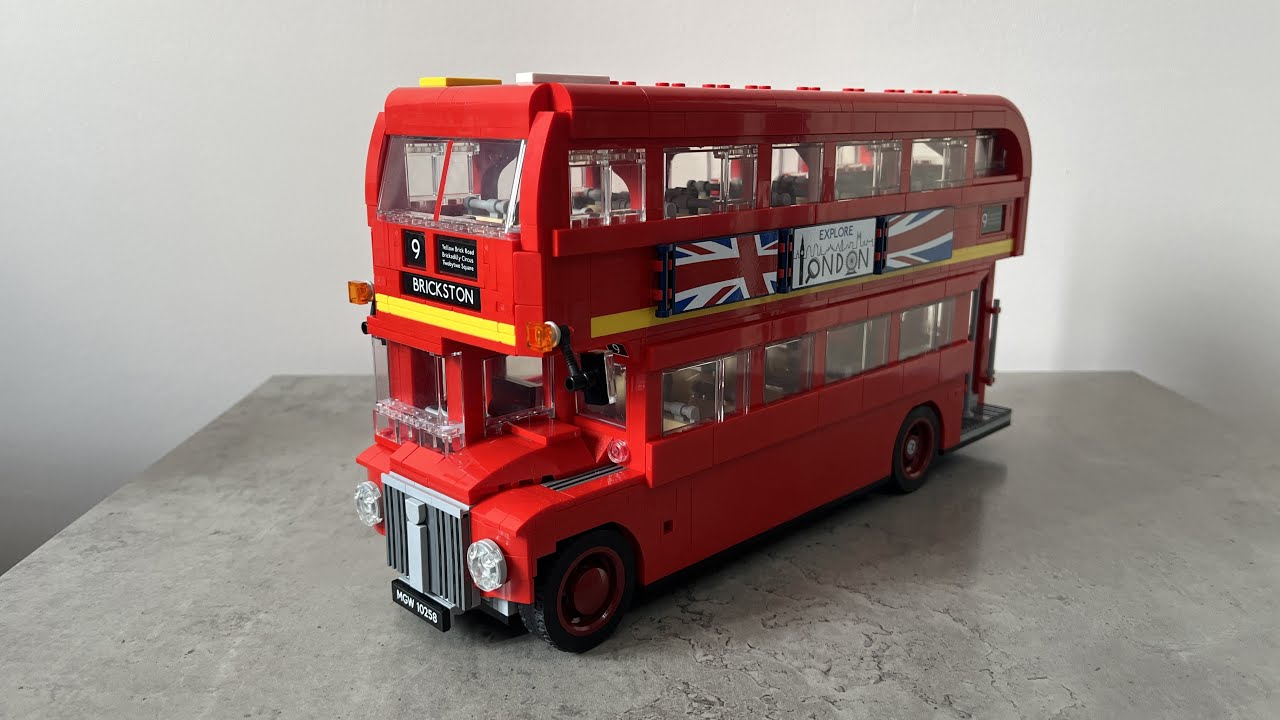 LEGO London Bus 10258 - Building Process - YouTube