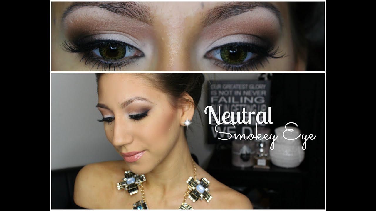 Neutral Matte Smokey Eye | Great For Beginners!! - YouTube
