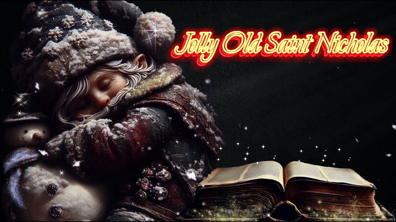 Jolly Old Saint Nicholas with LYRICS 🎅🏼 Sing Along Christmas Songs 🎼 ...