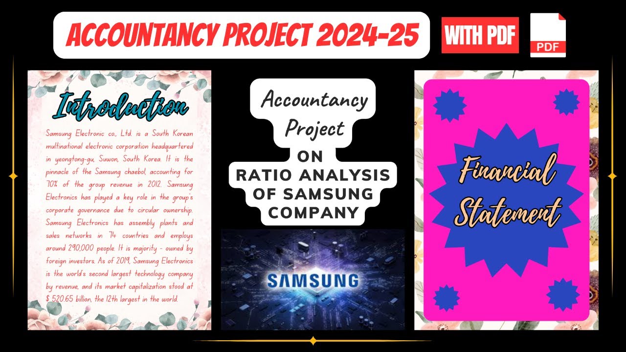 Accountancy Project On Ratio Analysis Samsung Company 2024 25 With accountancy-project-on-ratio-analysis-samsung-company-2024-25-with