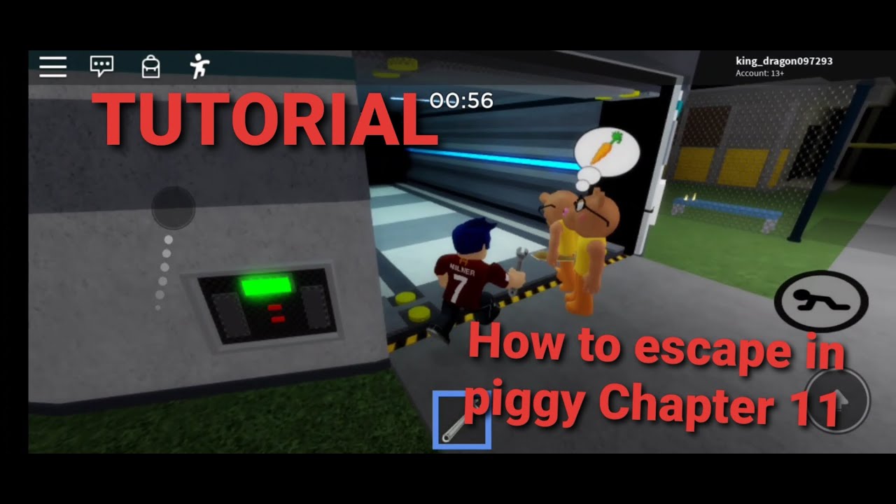 TUTORIAL HOW TO ESCAPE IN PIGGY CHAPTER 11 - YouTube