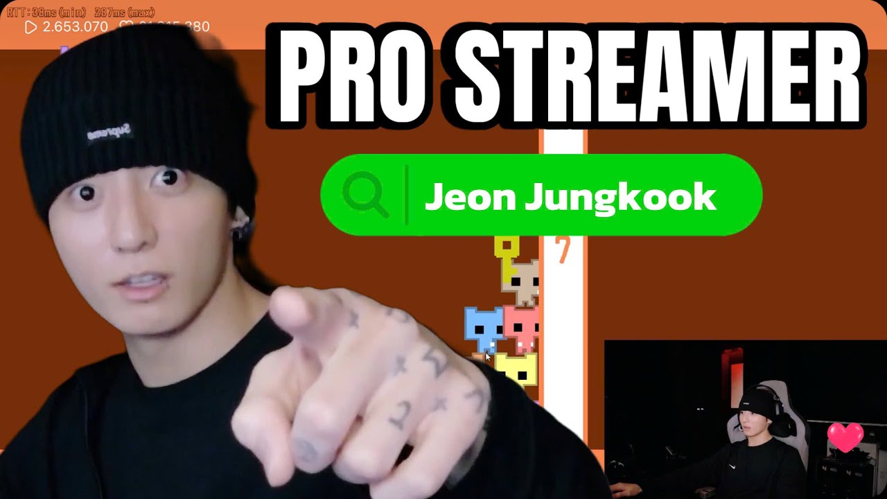Welcome to Pro Streamer Jeon Jungkook of BTS! - YouTube
