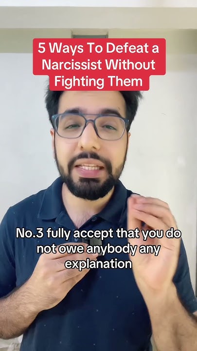 5 Ways To Defeat A Narcissist Without Fighting Them #narcissist - YouTube