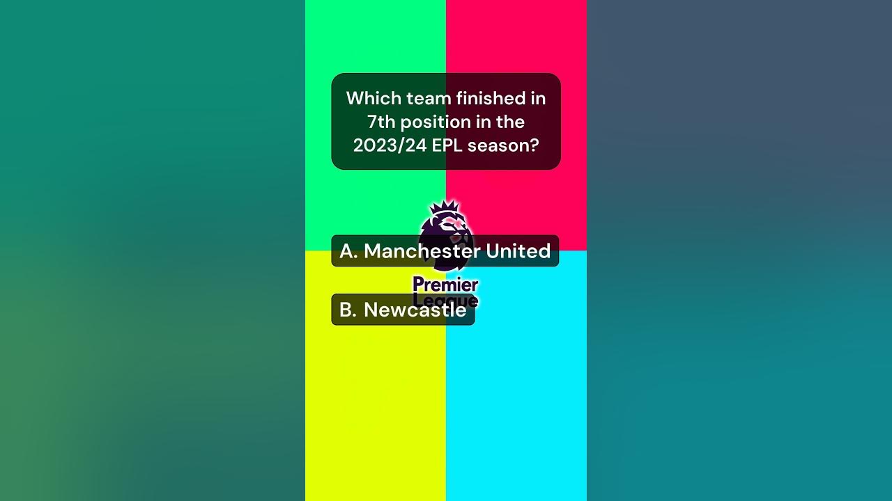EPL🏴󠁧󠁢󠁥󠁮󠁧󠁿⚽7️⃣ #trivia #quiz #football - YouTube