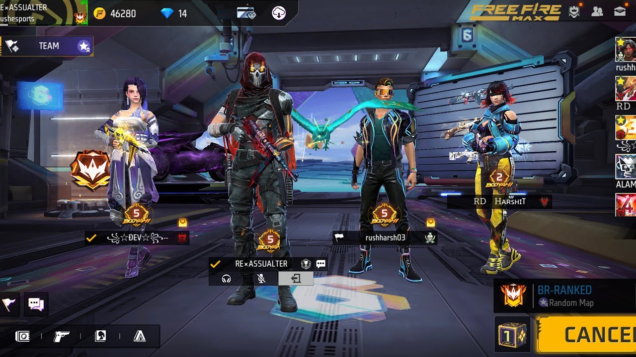 5 Winning streaks | Full domination in BR-RANK | MASTER RANK LOBBY 💥💥 ...