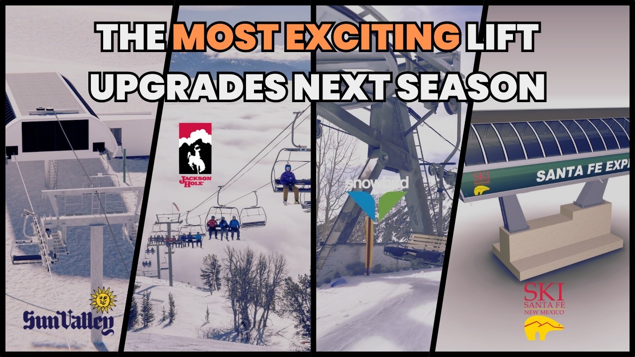 AMAZING Lift Upgrades: North American Ski Resorts 2024-25 Season - YouTube