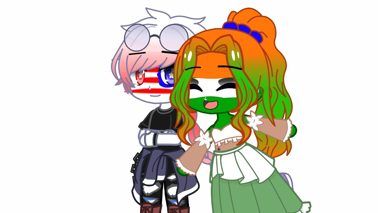 Open eyes meme | ft USA and India | countryhuman | gacha | - YouTube