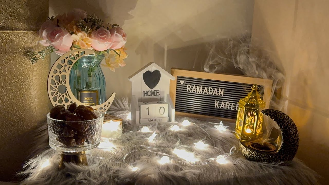 Mini Ramadan Corner || Simple Ramadan Decoration - YouTube