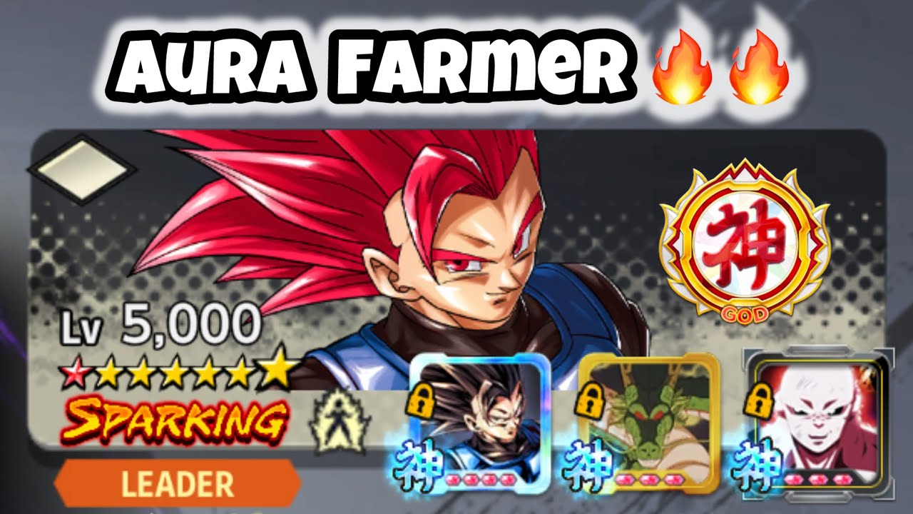 (Dragon Ball Legends) SSG SHALLOT FARMS AURA LEFT AND RIGHT IN HIGH ...