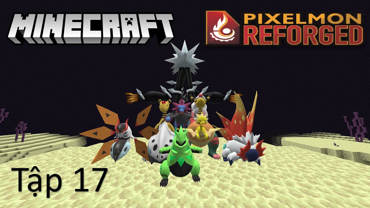 Minecraft Pixelmon #17: Mega Ampharos, Á thần Hydreigon và bộ 3 Pokemon ...