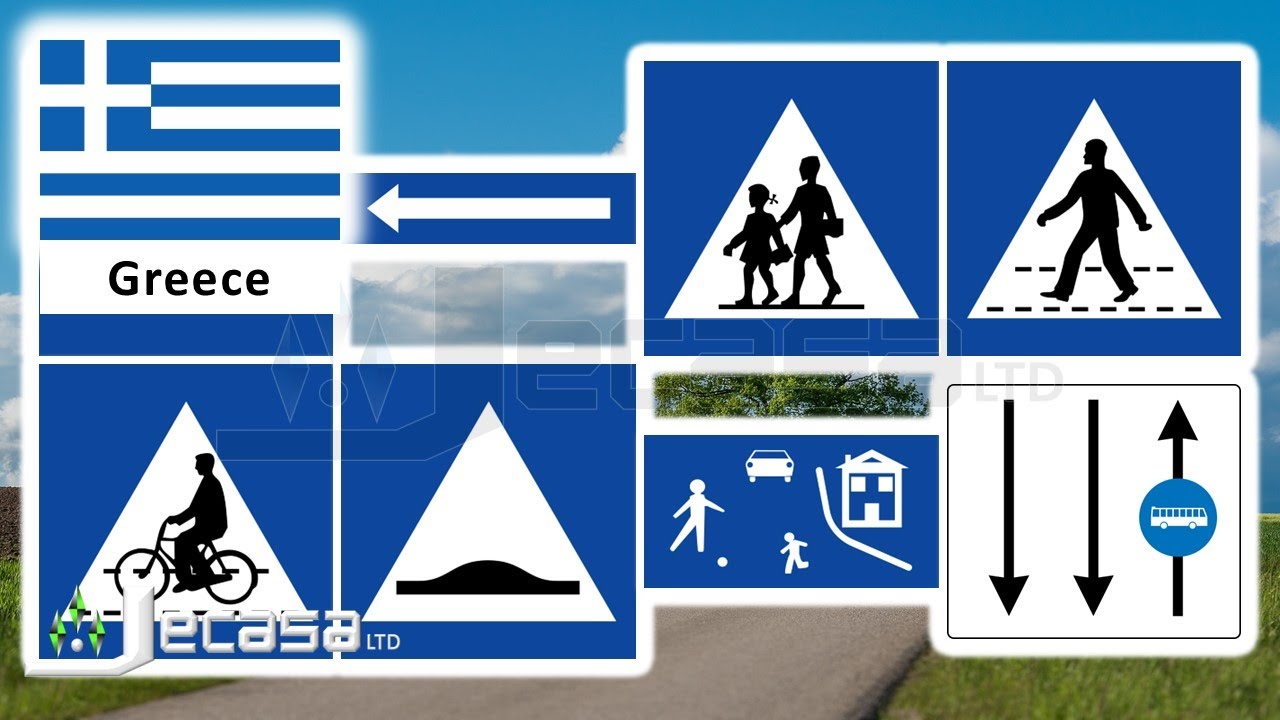 Special Regulations Traffic-Road Signs in Greece (Athens, Thessaloniki ...