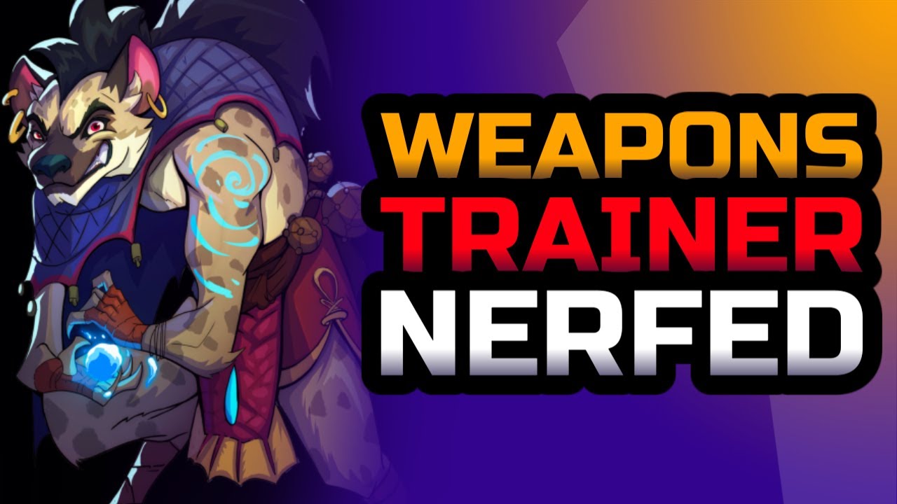 Weapons Trainer NERFED in Splinterlands - YouTube