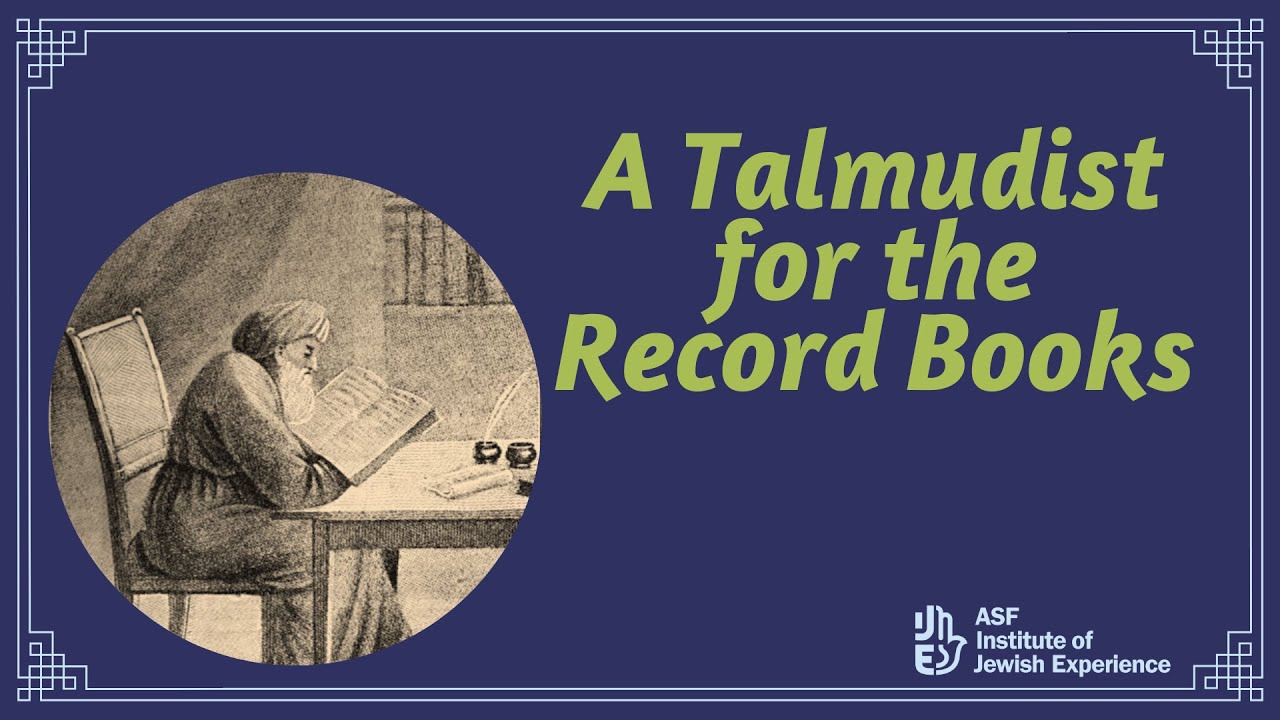 A North African Talmudist: Rabbi Yitzhak Alfasi (RIF) - YouTube