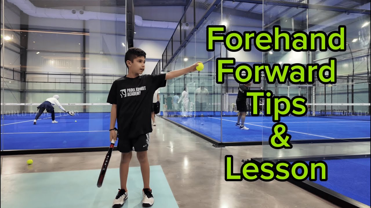 FOREHAND FORWARD KIDS PADEL LESSON & TIPS - YouTube