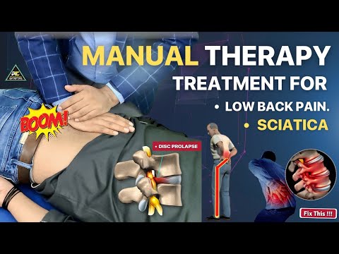 MANUAL THERAPY FOR LOW BACK PAIN / SCIATICA : LUMBAR ROTATION AND EXTENSION MOBILIZATION TECHNIQUE