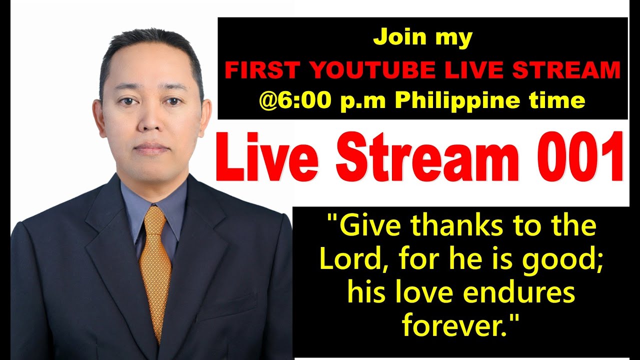First YouTube Live Stream Promotional Video - YouTube