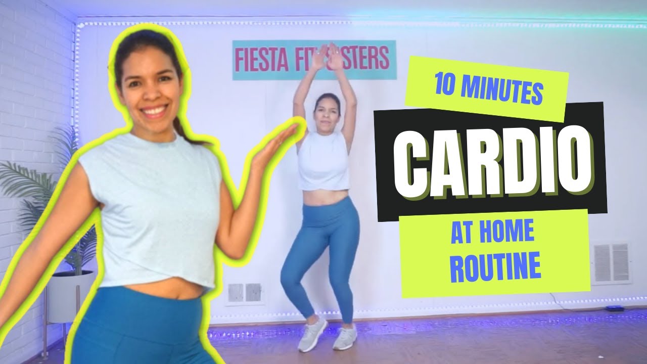 10 Minute Easy Cardio Workout - At home fitness - YouTube