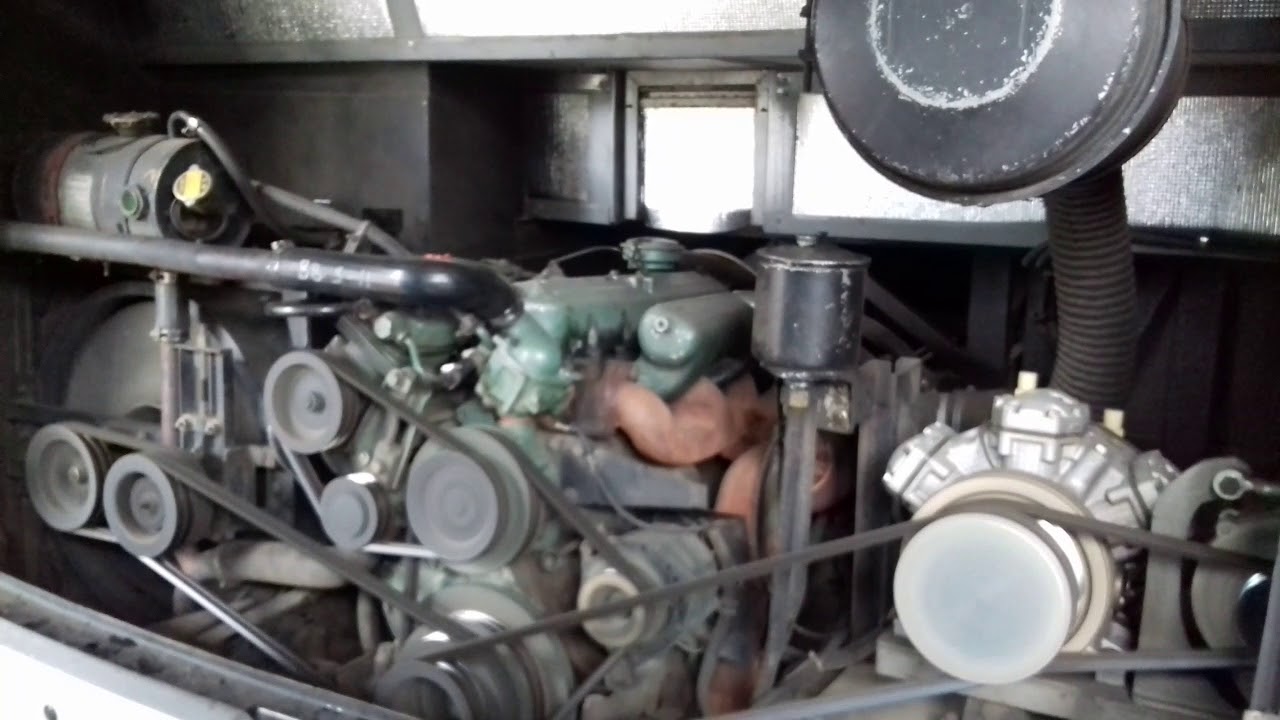 Mesin bus ipb mercedes oh king 1518 bogor - YouTube