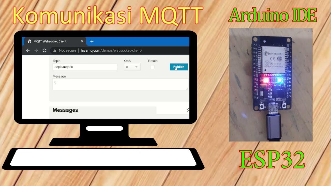 Belajar ESP32 Bagian 17: Mengendalikan ledbuild in dengan komunikasi ...