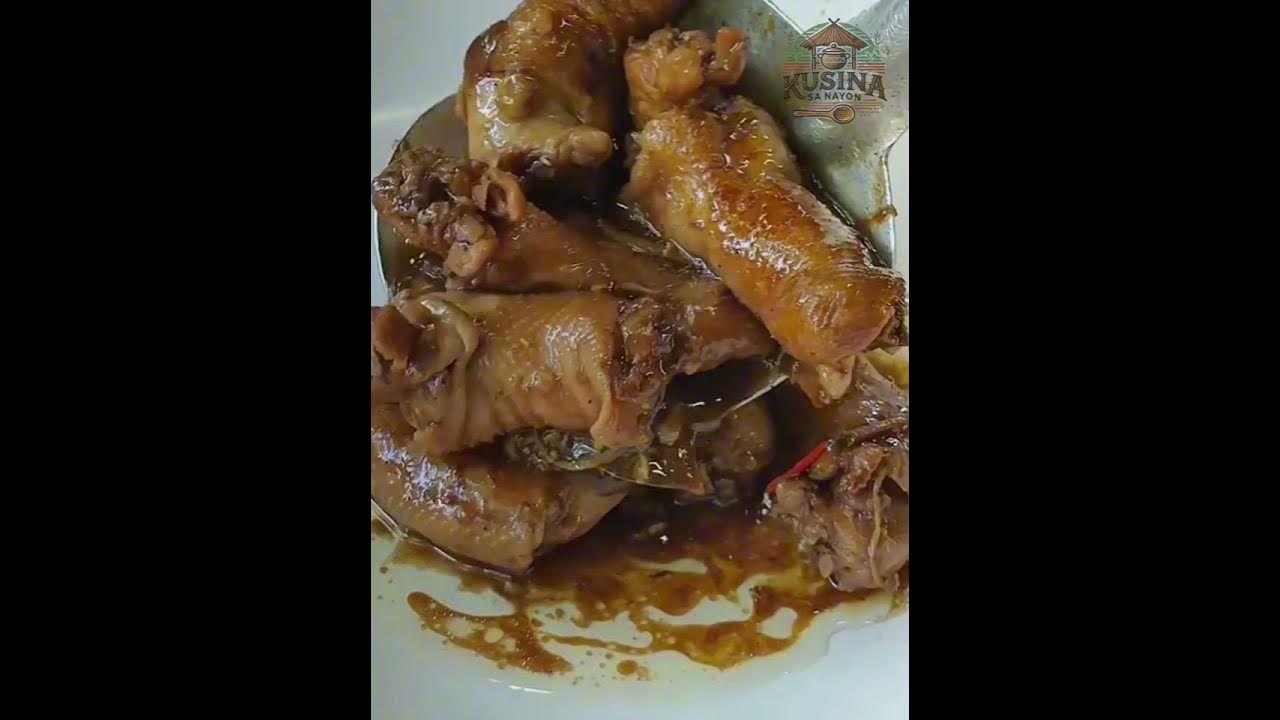 Spicy adobong leeg ng manok! - YouTube