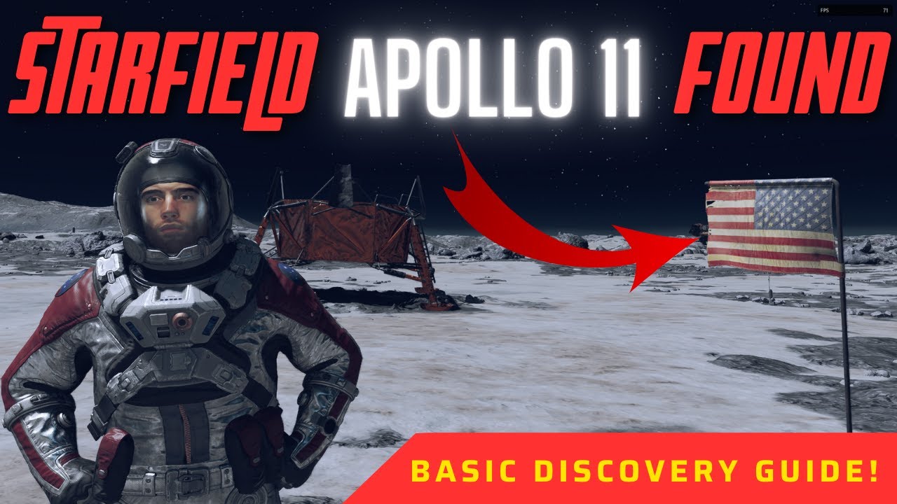 Starfield: How to Find Apollo 11 Lander on Earth's Moon! - YouTube