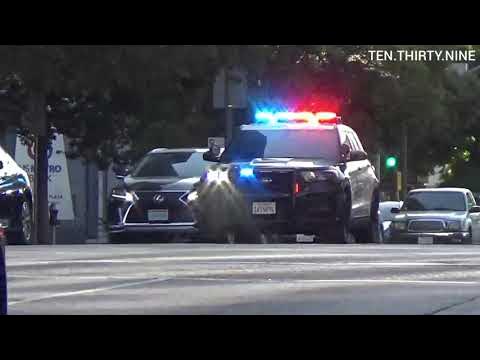 LAPD UNITS RESPONDING CODE 3 - YouTube