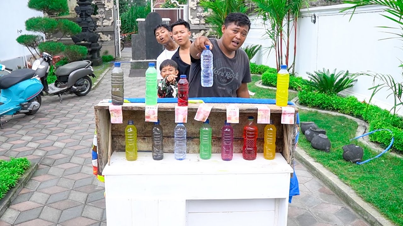 MINDAHIN MINUMAN SESUAI WARNA KARAKTER!! RAMA JADI JUARANYA? - YouTube