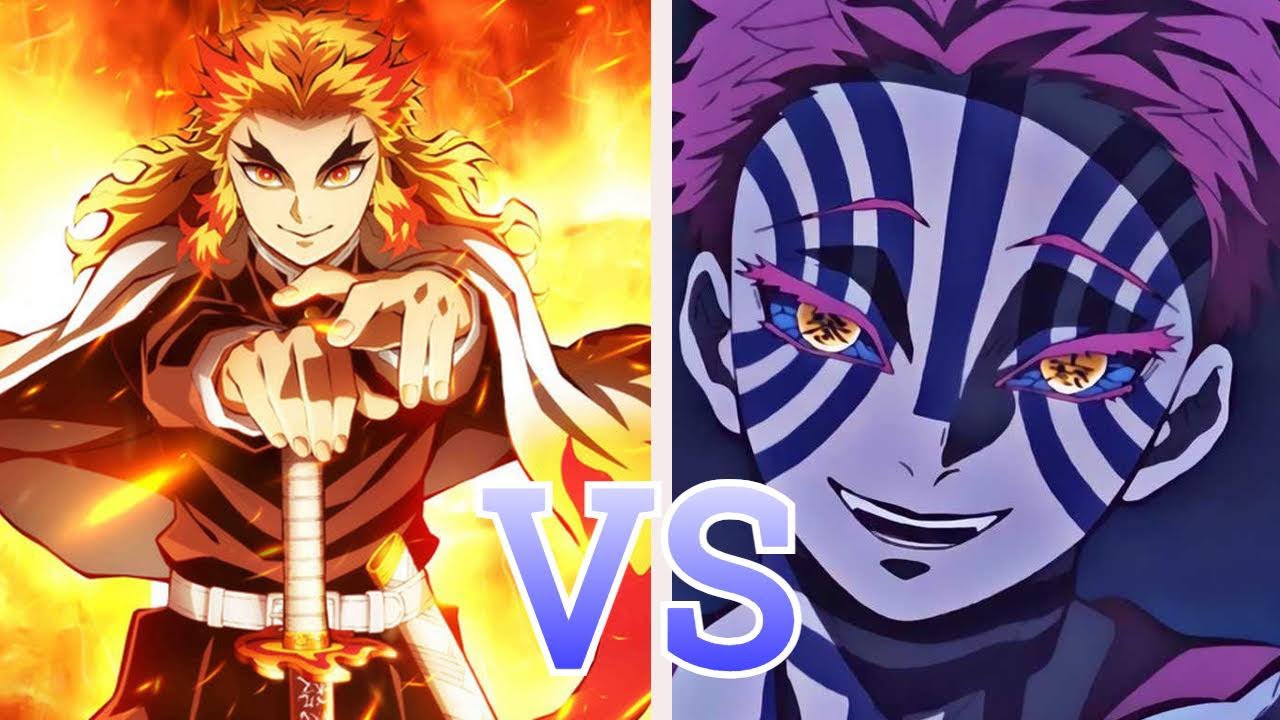 RENGUKO Vs AKAZA In Project Slayers - YouTube