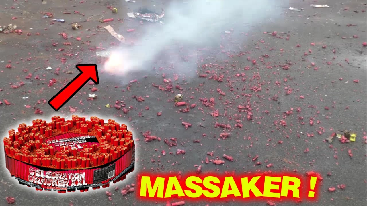 LESLI CELEBRATION CRACKER XXL [TOSCHPYRO] | RIESEN BÖLLERKETTE - YouTube