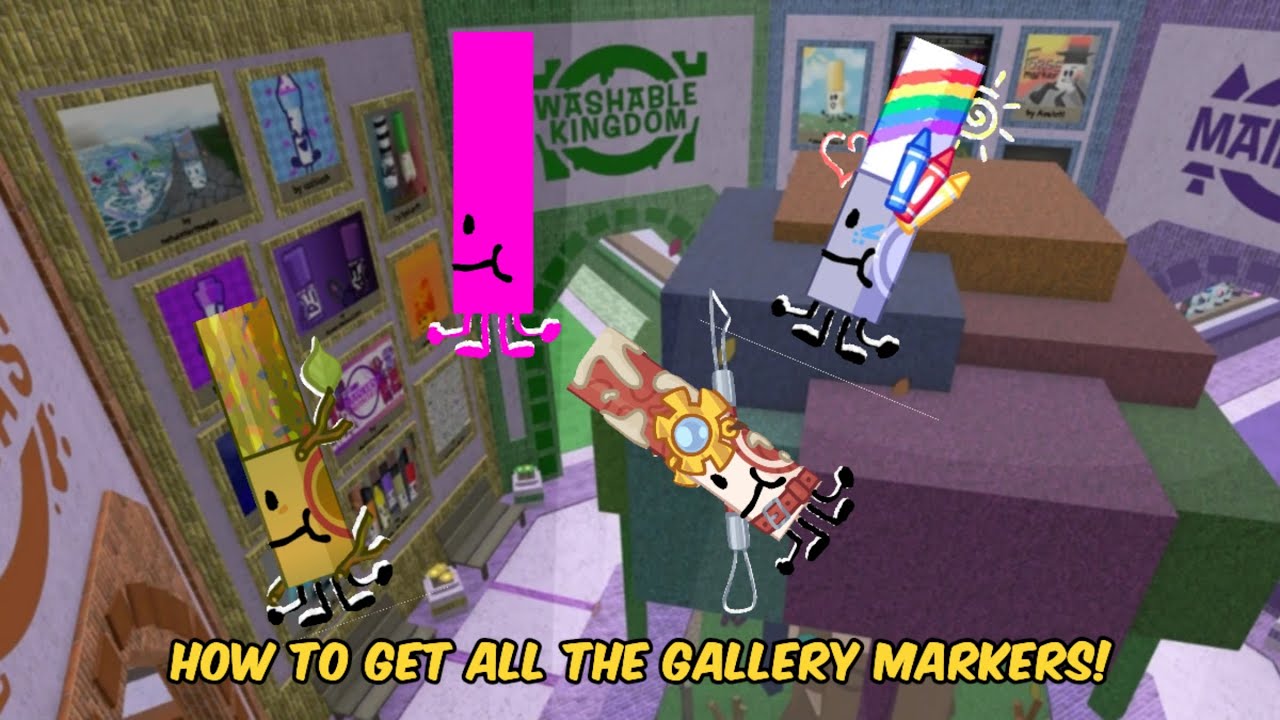 HOW TO get ALL the gallery markers! - YouTube
