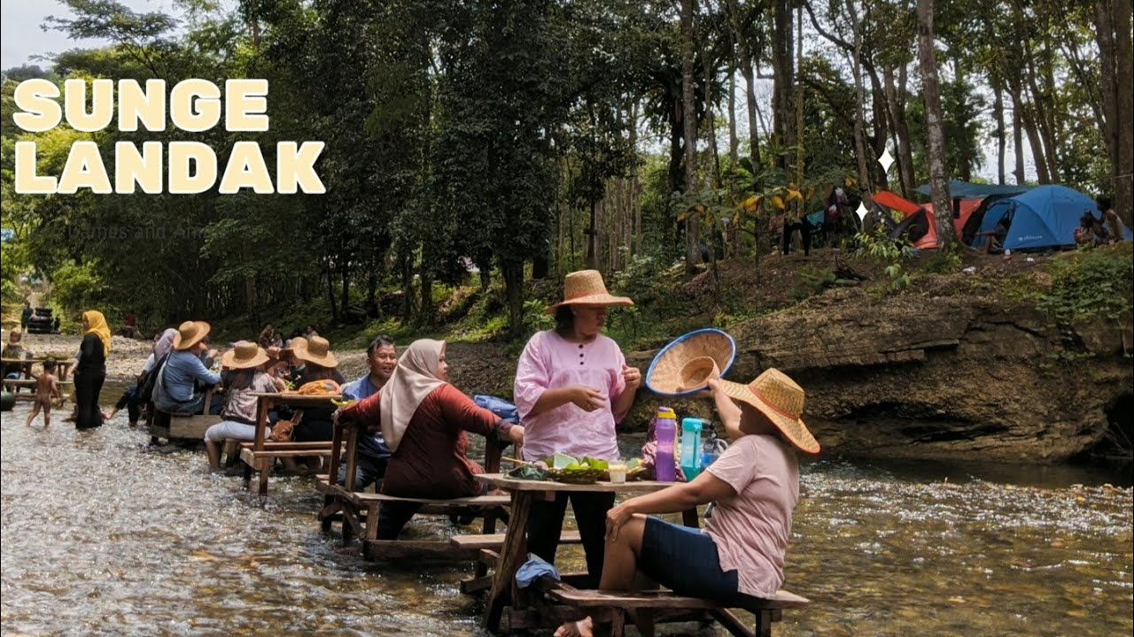 Wisata Unik, Landak River (Sunge Landak ) Bukit Lawang, Sumatera Utara ...