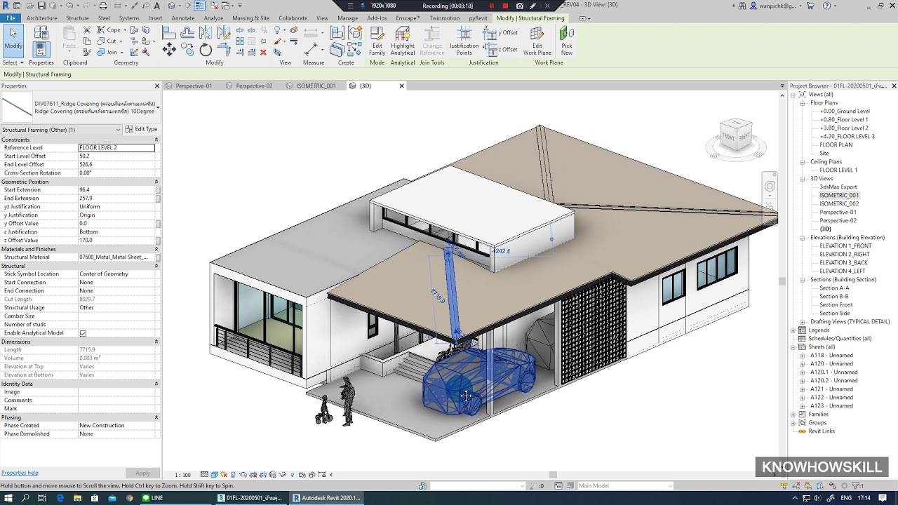 KNOWHOWSKILL Revit View Isometric View YouTube KNOWHOWSKILL Revit View Isometric View YouTube