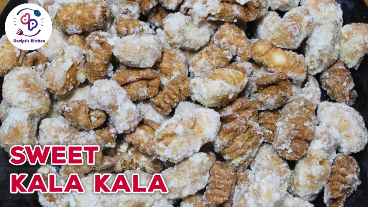 kala kala sweet recipe | இனிப்பு கலகலா செய்வது எப்படி | sweet snacks ...