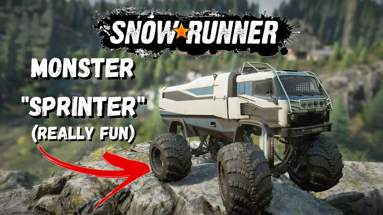AZOV "Sprinter Utility" Mod | SnowRunner PS4 Mods - YouTube