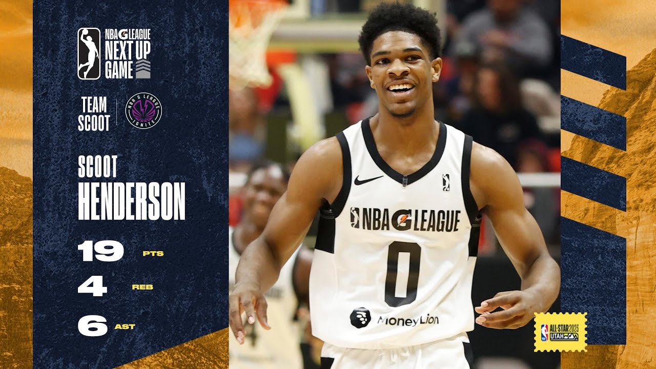 Team Scoot Captain Scoot Henderson Records 19 PTS 6 AST And 4 REB In