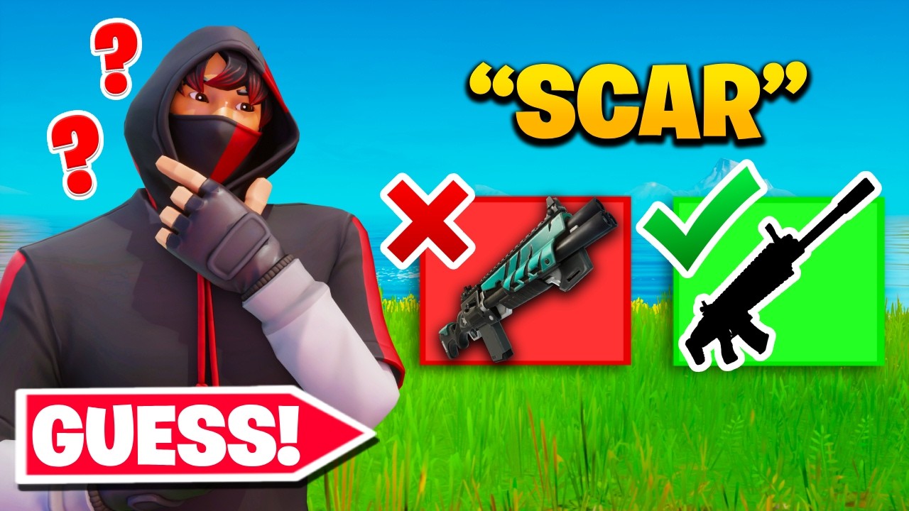 The *IMPOSSIBLE* GUESS THE LOOT Challenge in Fortnite! - YouTube