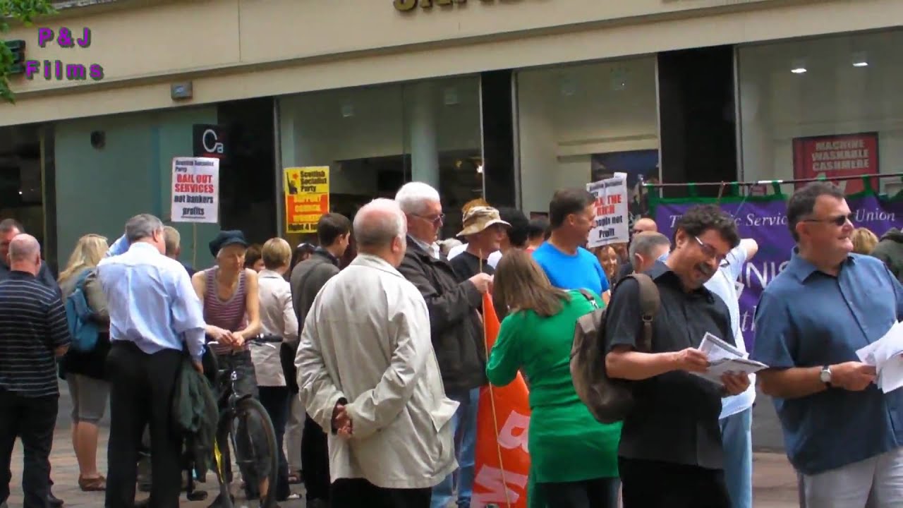 Protest Against Budget Cuts 26 June 2010 - YouTube