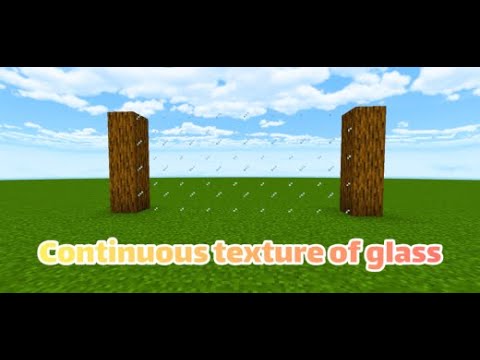 This 1.19 Texture pack makes Minecraft Bedrock (MCPE) glass looks like ...