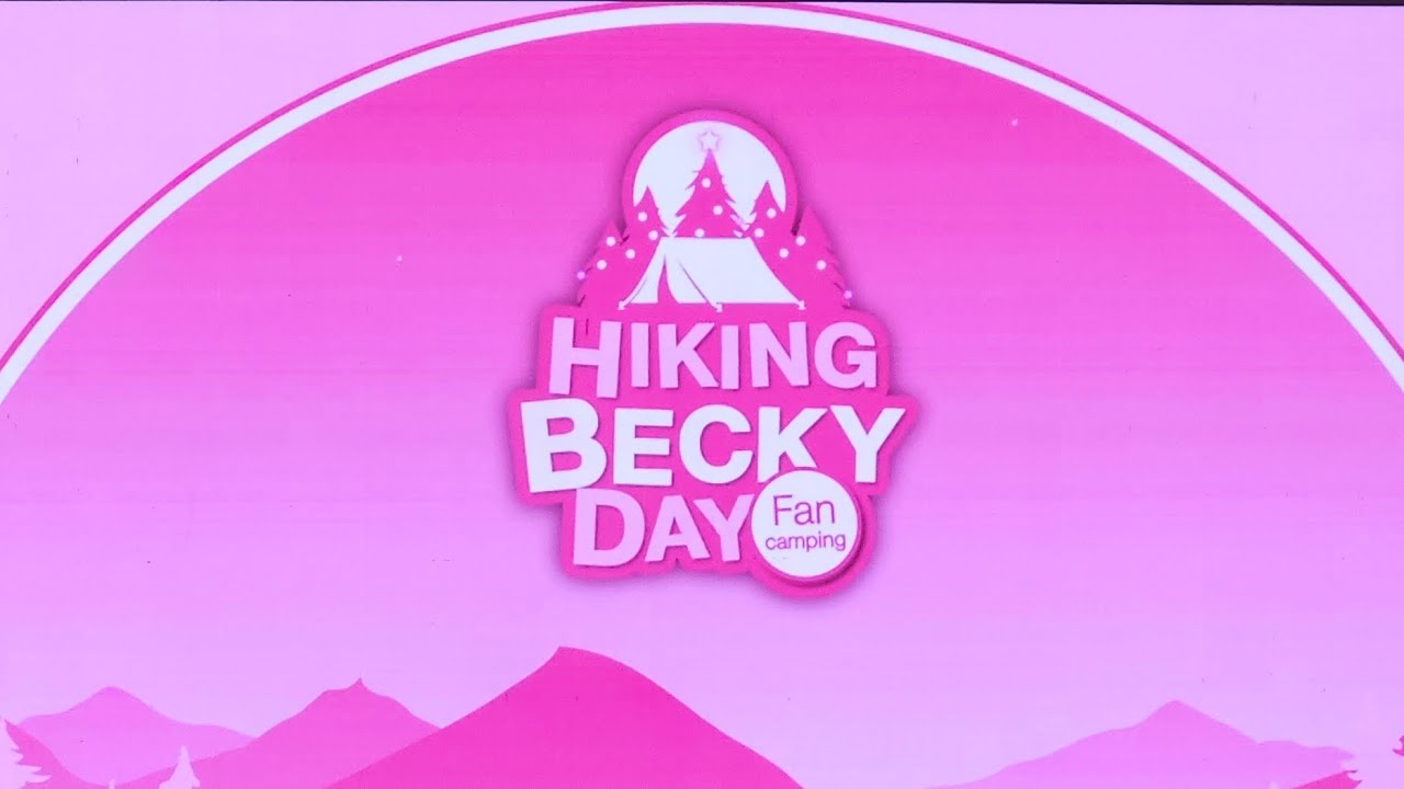 Hiking Becky Day fan camping #becky #angelbecky - YouTube