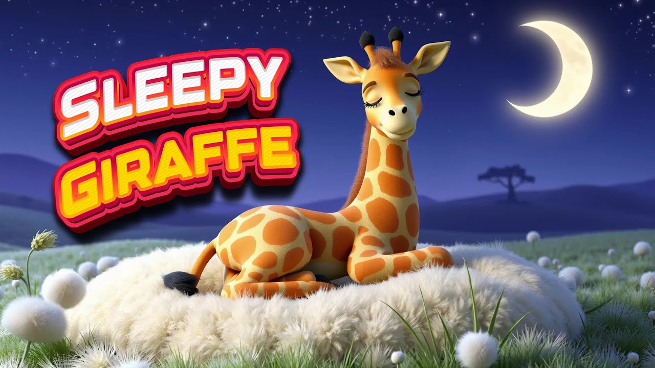 🌟 Sleepy Giraffe - The Cutest Bedtime Lullaby Adventure! - YouTube