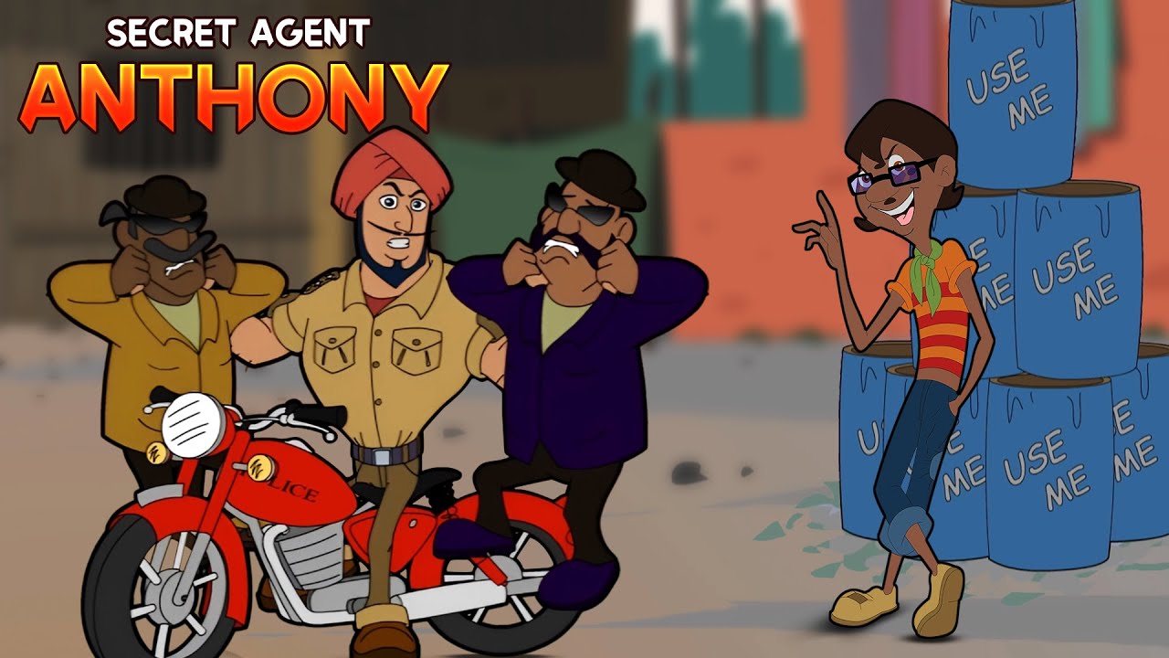 Chorr Police - Secret Agent Anthony | Comedy Cartoons for Kids | Funny ...