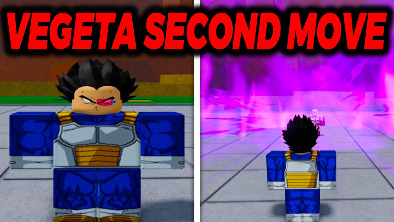 Vegeta New Second Move Showcase In Roblox Z Battlegrounds - YouTube