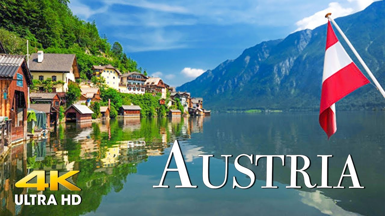 FLYING OVER AUSTRIA (4K UHD) - Relaxing Music Along With Beautiful ...
