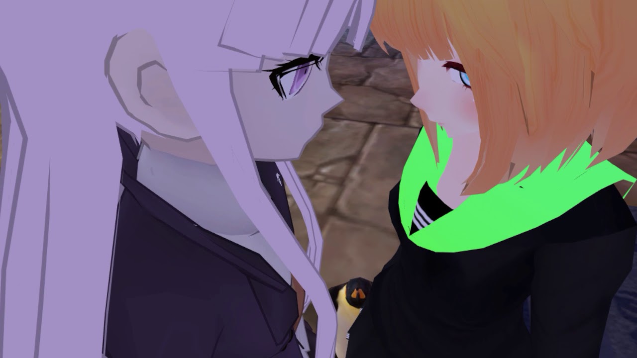 Alien reptile VR anime girls speak their own language - VRChat Moments ...