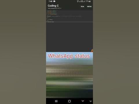 WhatsApp status for coding lovers 🥰🥰 - YouTube